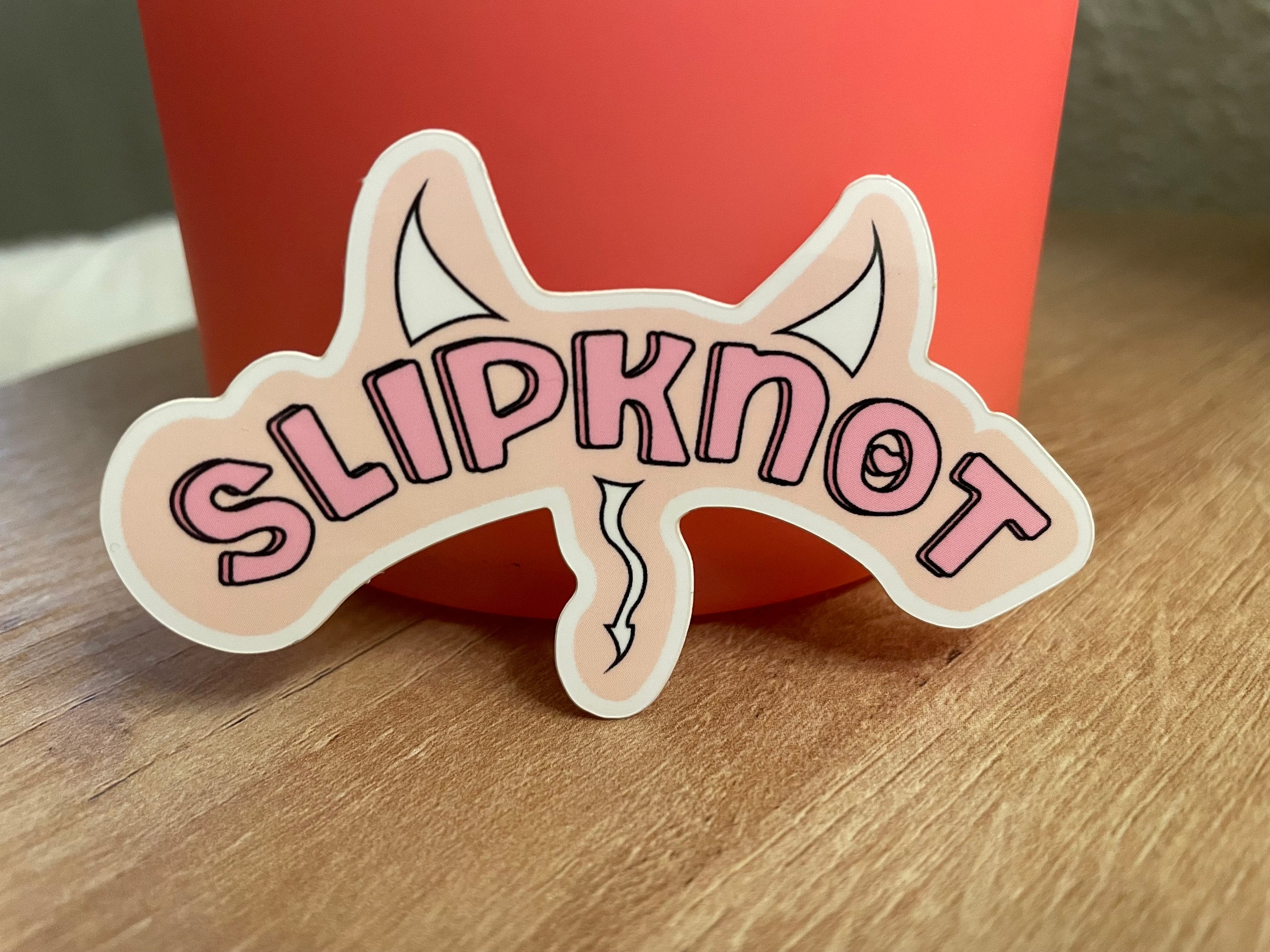 Pink Slipknot Devil Sticker - Etsy