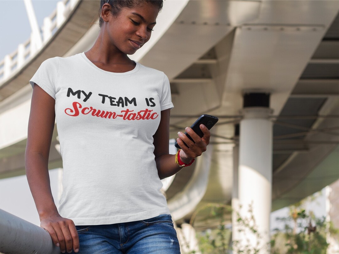 T-shirt Agile Swag My Team is Scrum-tastic - Etsy