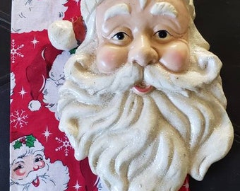 Chalkware Santa - Etsy