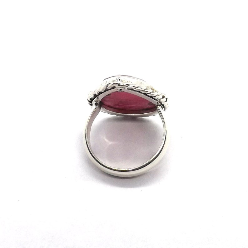 Natural Red Beryl Faceted 925 Sterling Silver Handmade - Etsy