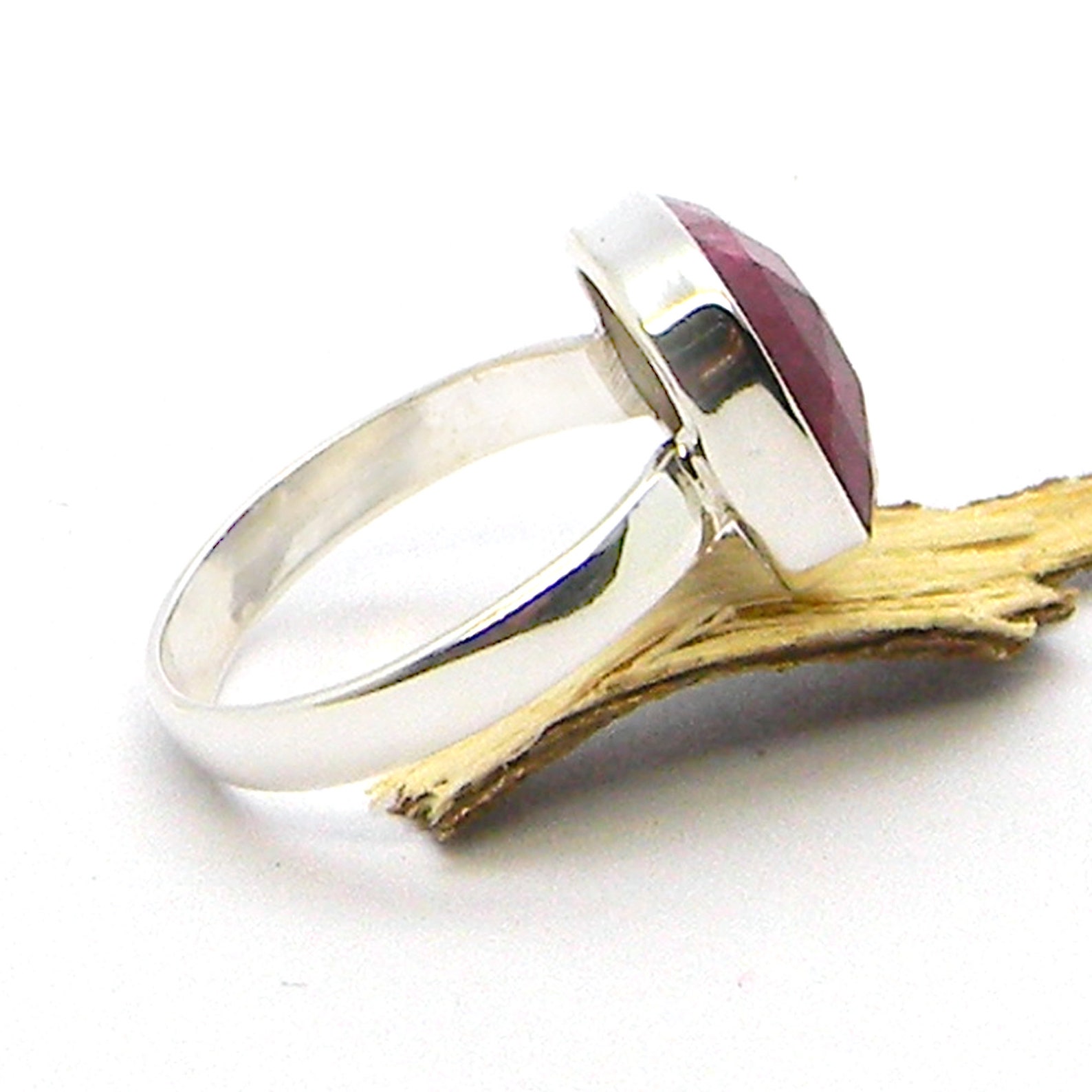 Awesome Red Beryl Sterling Silver Handmade Ring Solid Silver - Etsy UK
