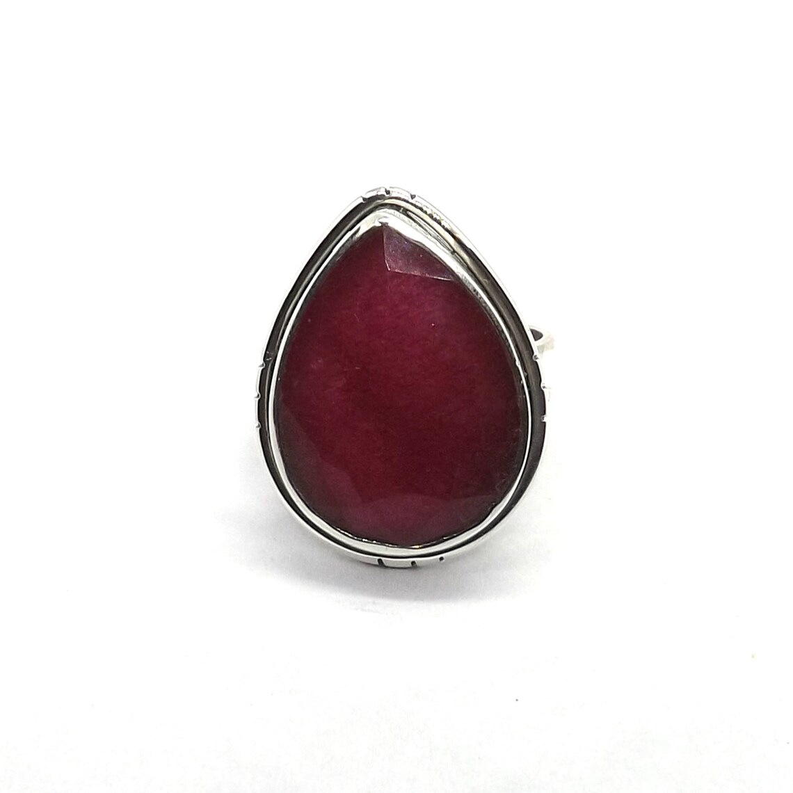 Red Beryl Gemstone Ring Red Beryl Silver Ring Sterling - Etsy