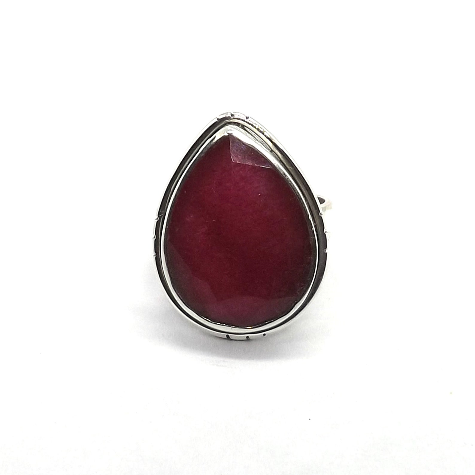 Red Beryl Gemstone Ring Red Beryl Silver Ring Sterling - Etsy