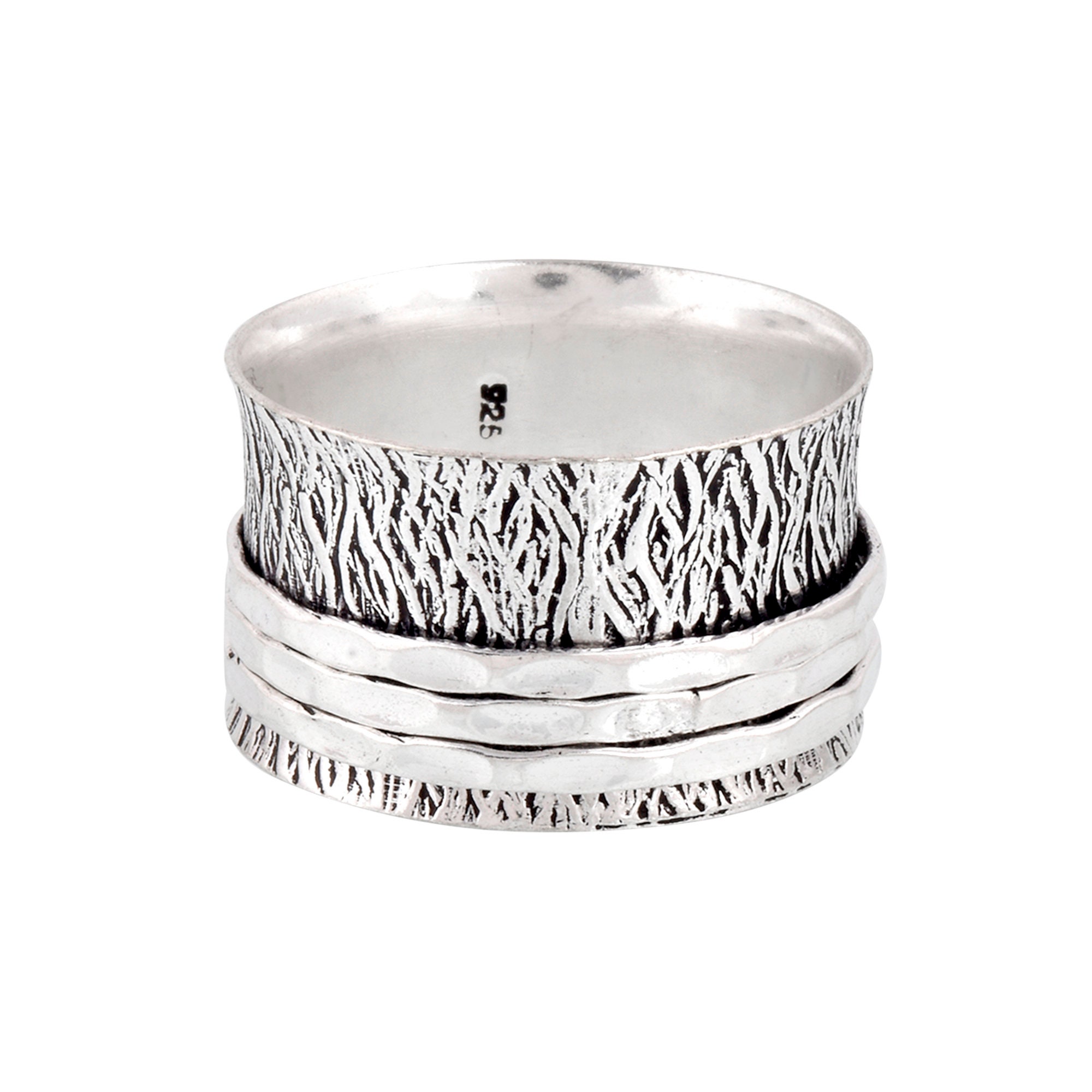 SPINNER Rings 925 Sterling Silver Ring for Women Boho | Etsy