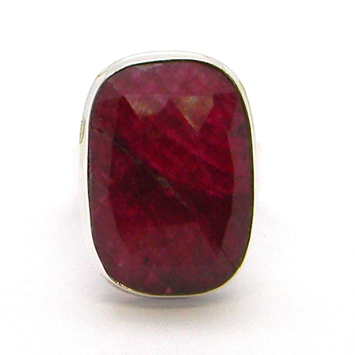 Red Beryl Sterling Silver Ring Red Beryl Jewelry Solid - Etsy