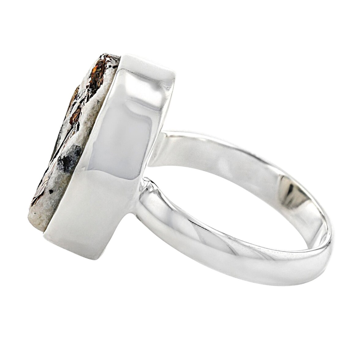 Astrophylite Ring - Sterling Silver Astrophylite Jewelry - Unisex Ring ...