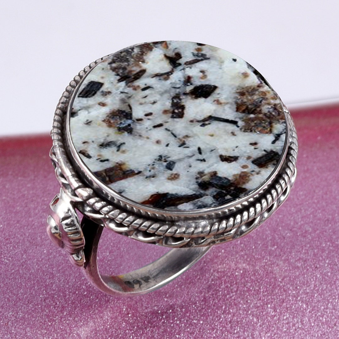 Stunning ASTROPHYLLITE Ring| Astrophyllite Jewelry| Rough Stone Ring ...