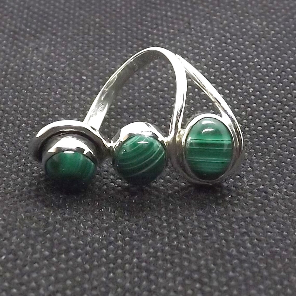 Unique Malachite Ring Lovely Malakite Ring Malachite | Etsy