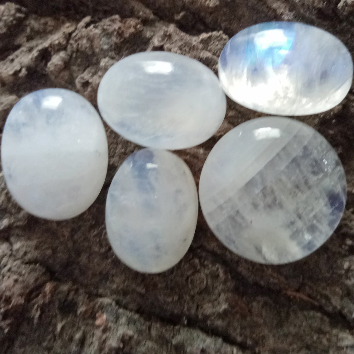 Natural Rainbow Moon Stone Loose Stone Rainbow Moon Stone - Etsy