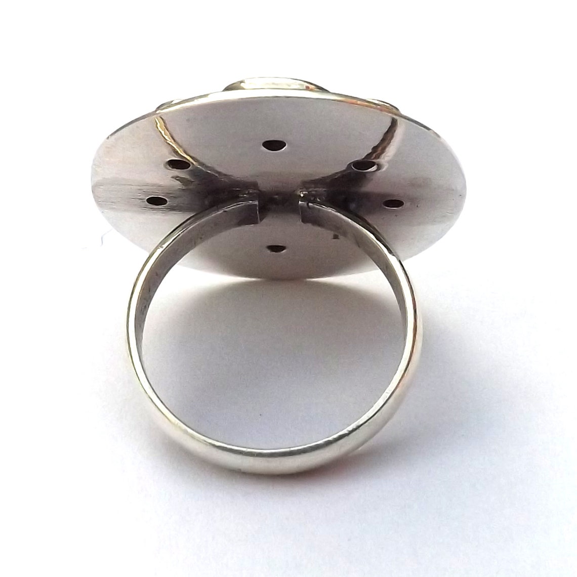 Combo Ring Composite Amethystgarnetrainbow Moonstone Ring - Etsy