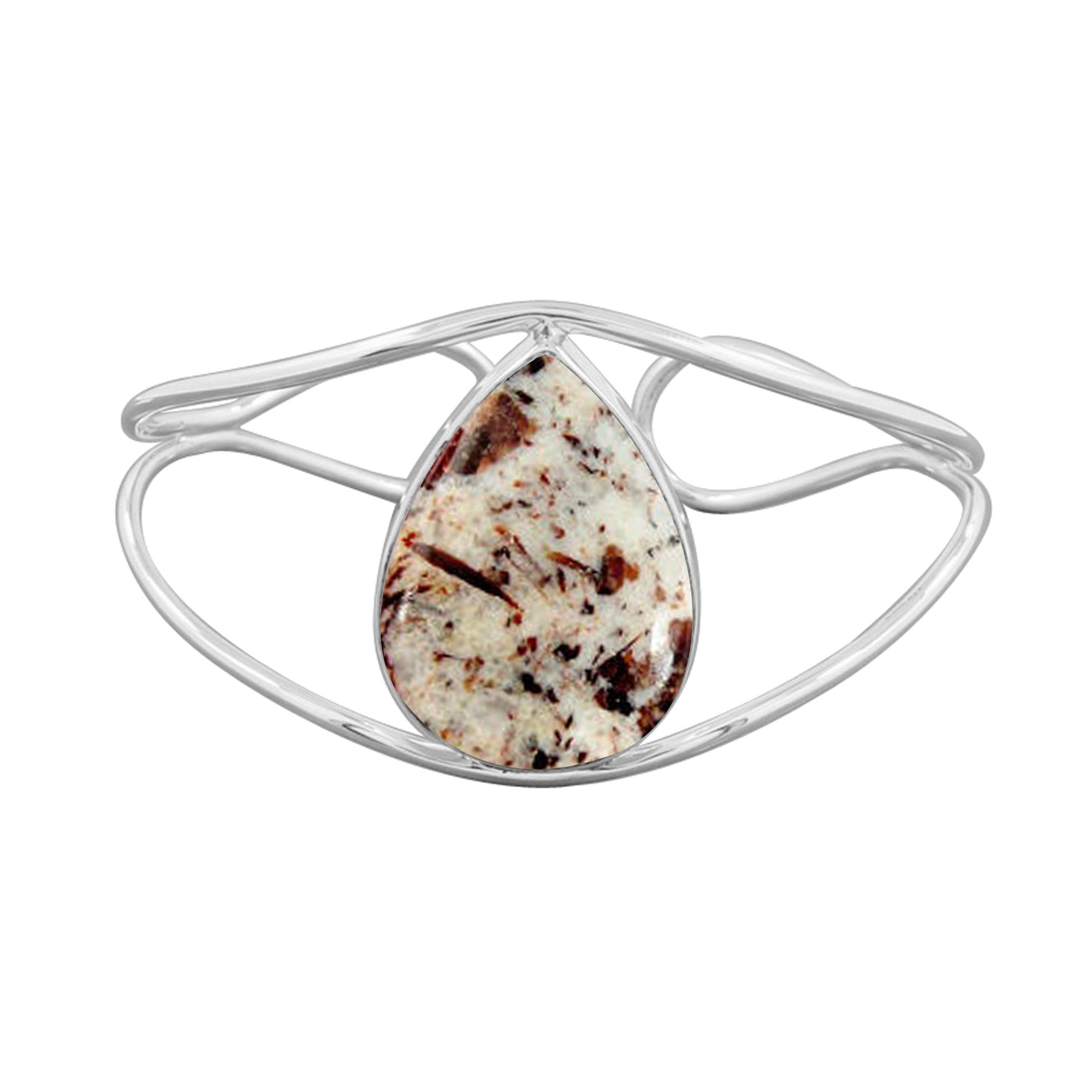 Natural Astrophyllite Gemstone Adjustable Bracelet/cuff - Etsy