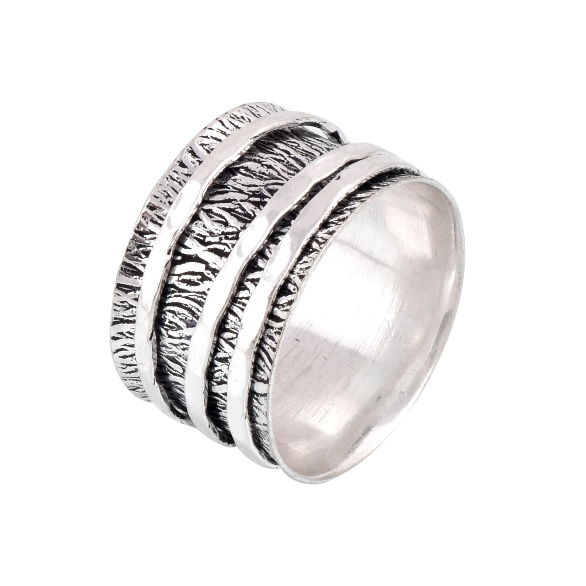 SPINNER Rings 925 Sterling Silver Ring for Women Boho | Etsy