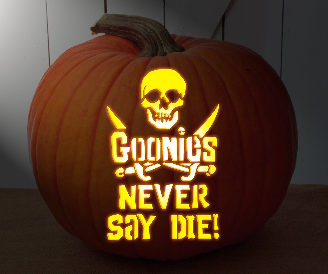 Mylar Goonies Stencil Goonies Never Say Die for Painting - Etsy