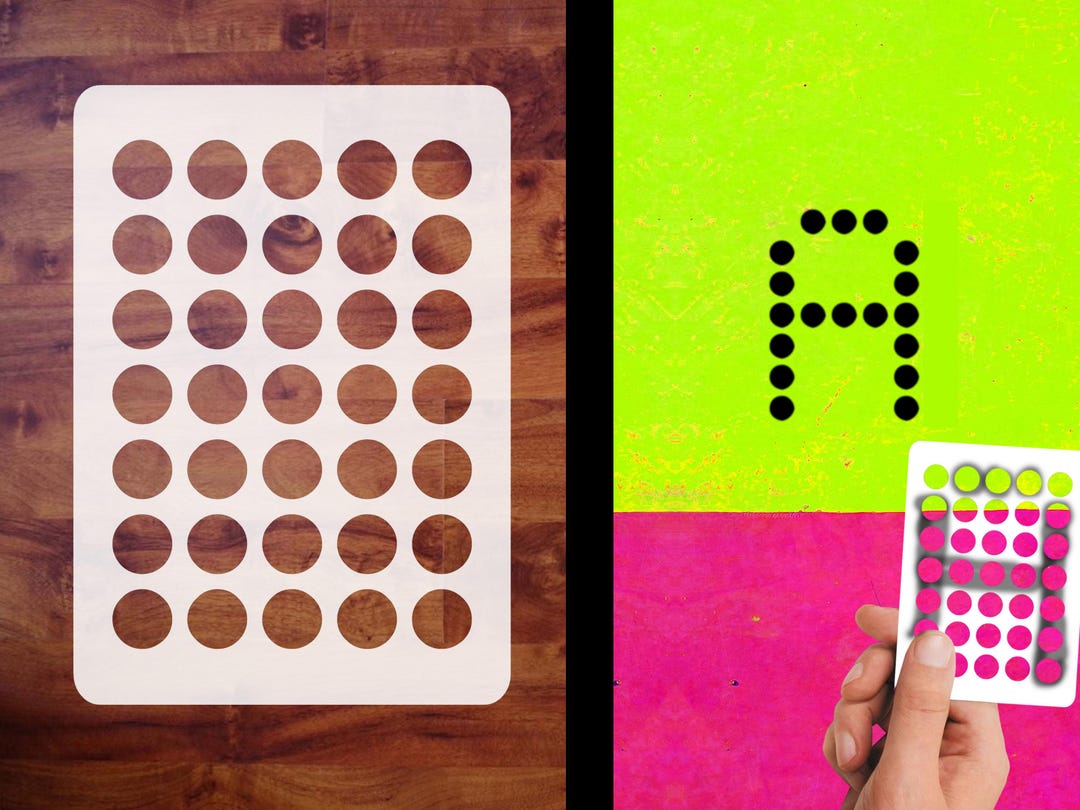 Universal Letter Stencil, Mylar, Signs, Multi Language, Numbers ...