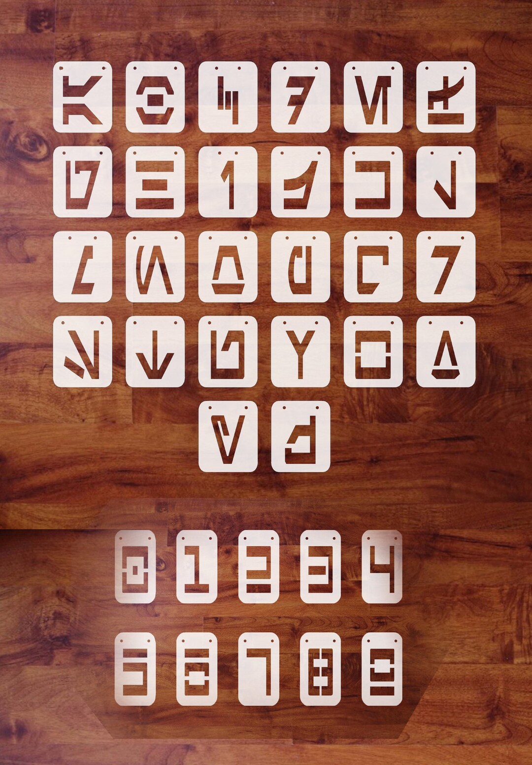 Mylar Star Wars Inspired Stencil, AUREBESH, Individual Letters/numbers ...