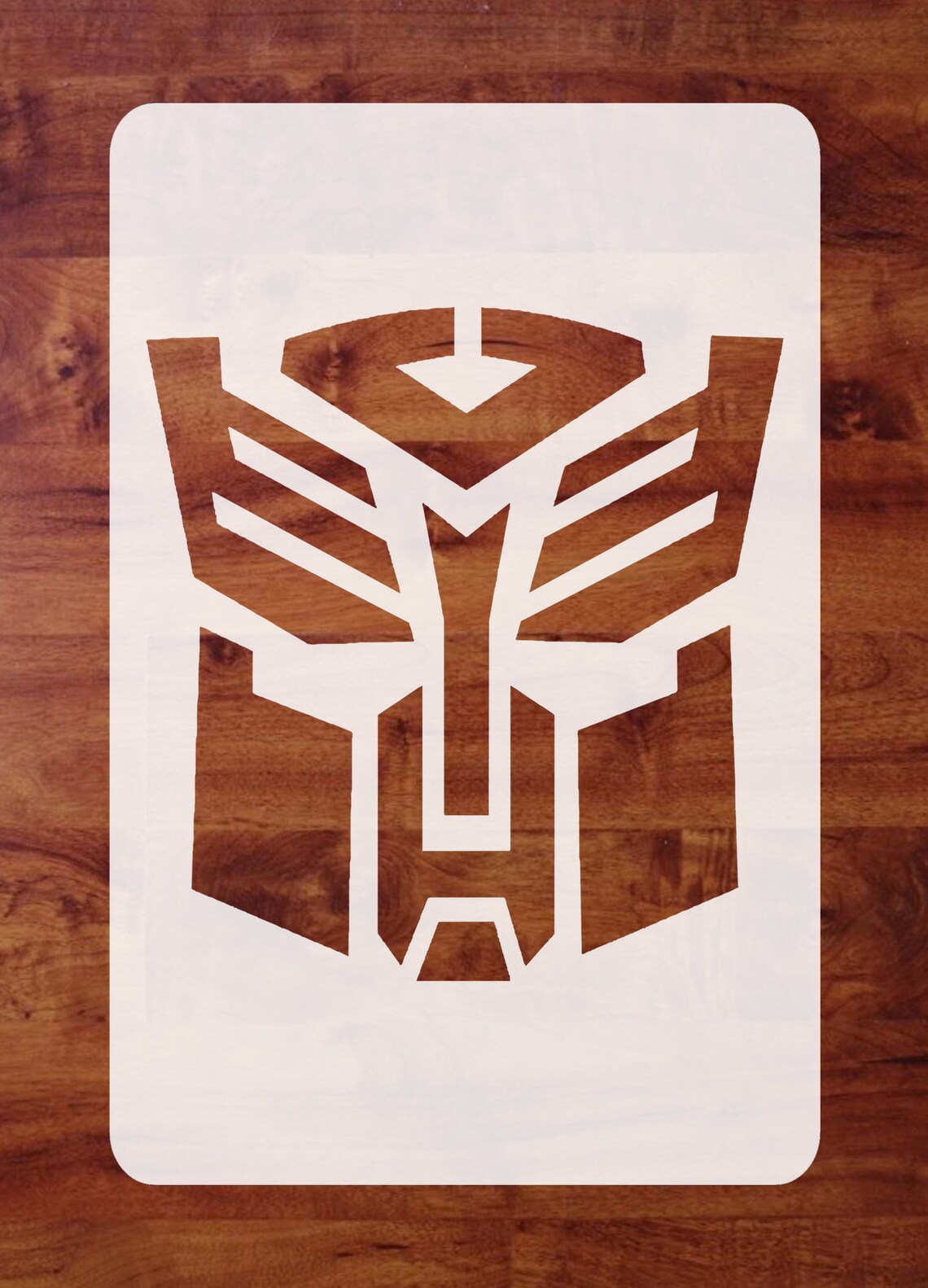 Mylar Transformers Stencil Autobot Stencil Airbrush Paint | Etsy