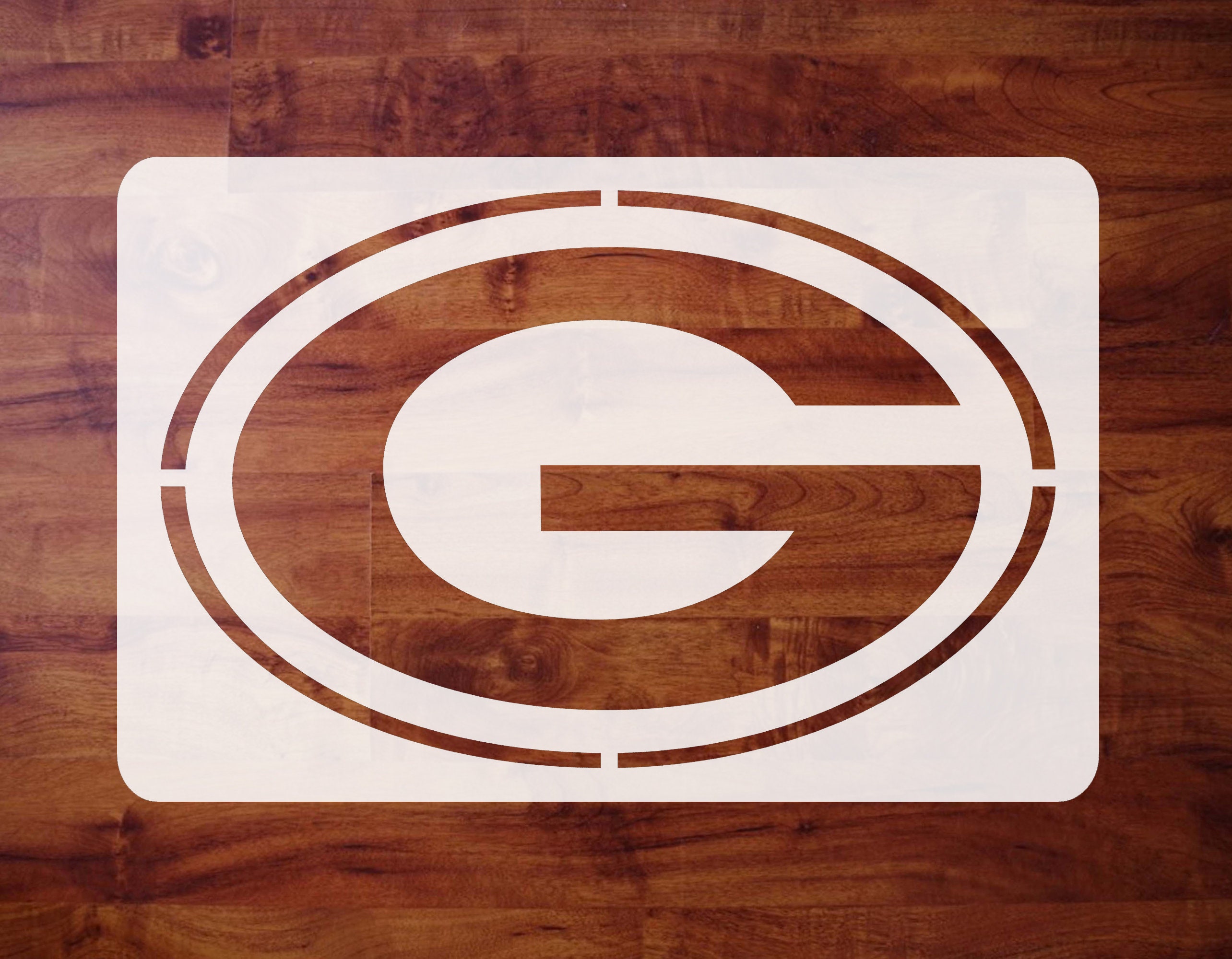 Mylar Stencil Green Bay Packers Logo Georgia Grambling | Etsy