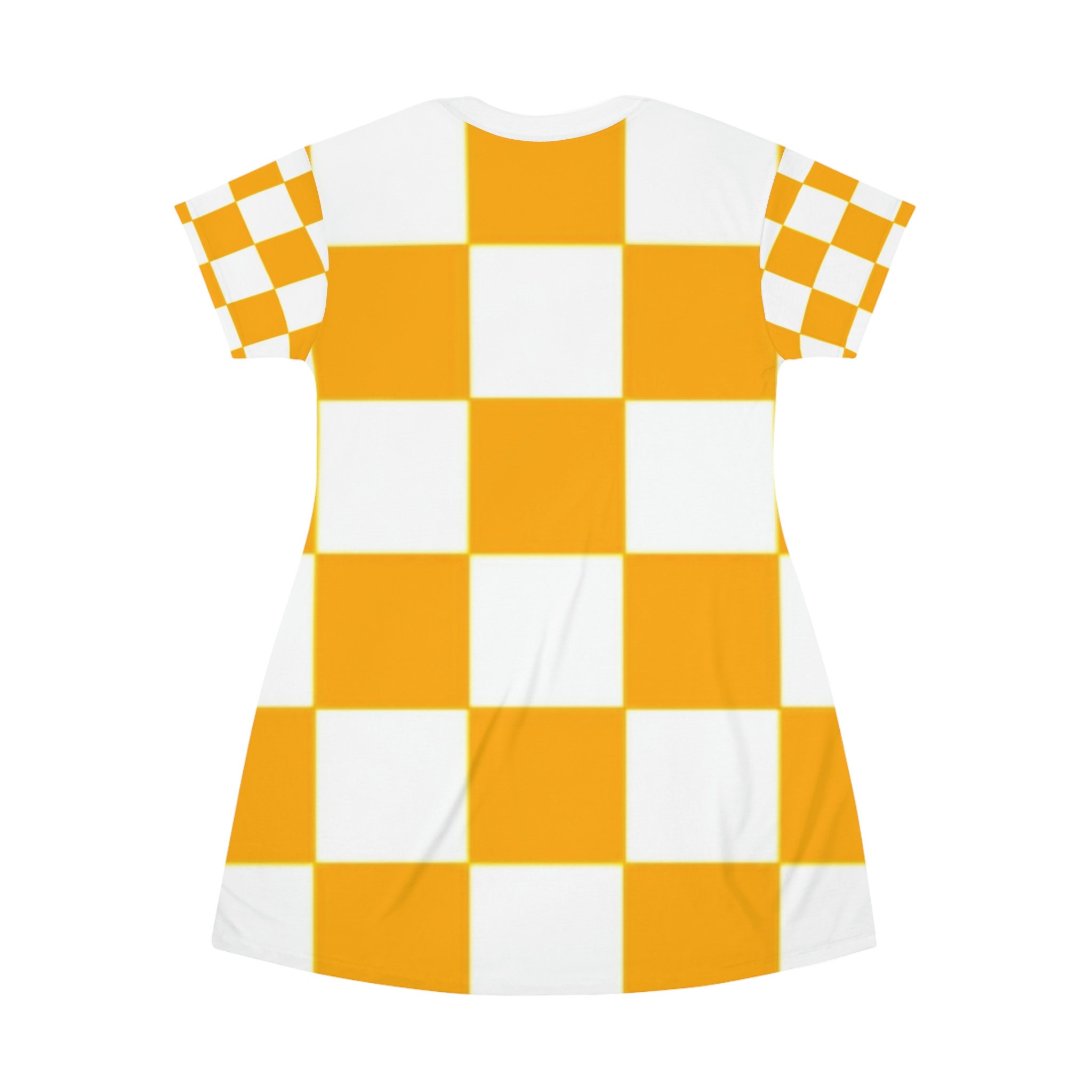Tennessee Checkerboard Over Print T-shirt Dress - Etsy