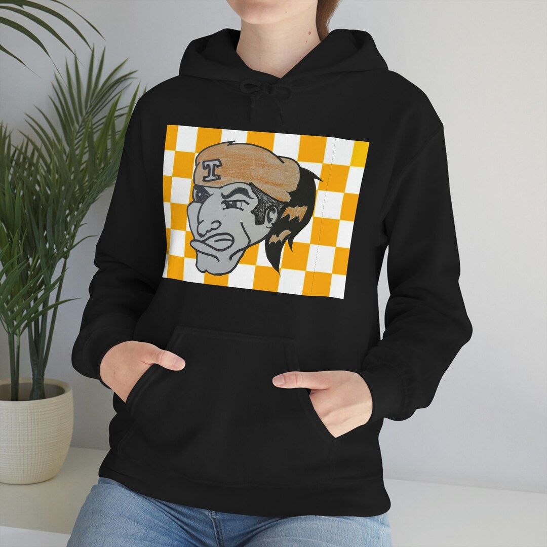 Handdrawn Cartoon Davy Crockett Unisex Heavy Blend Hooded Sweatshirt - Etsy