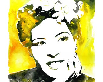 Billie Holiday in Color - Etsy