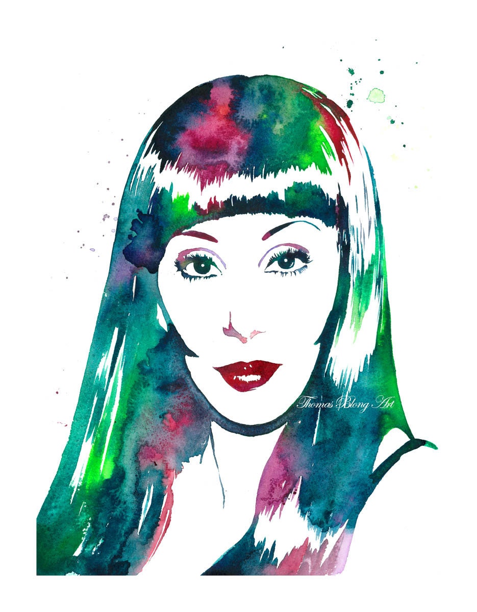 Cher Lloyd Pencil Drawing