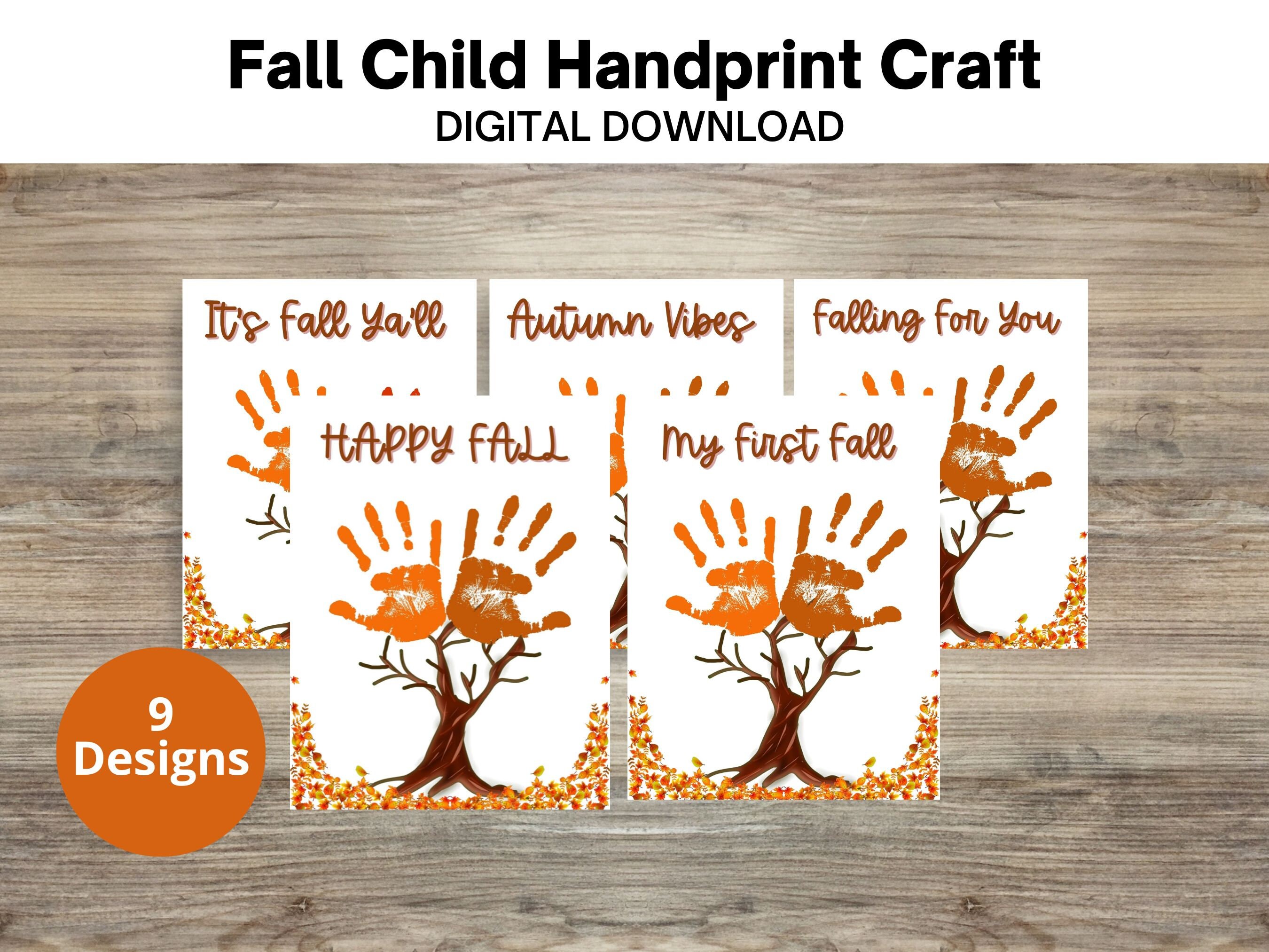 Fall and Thanksgiving Handprint Craft Bundle | Fall Craft | Digital ...