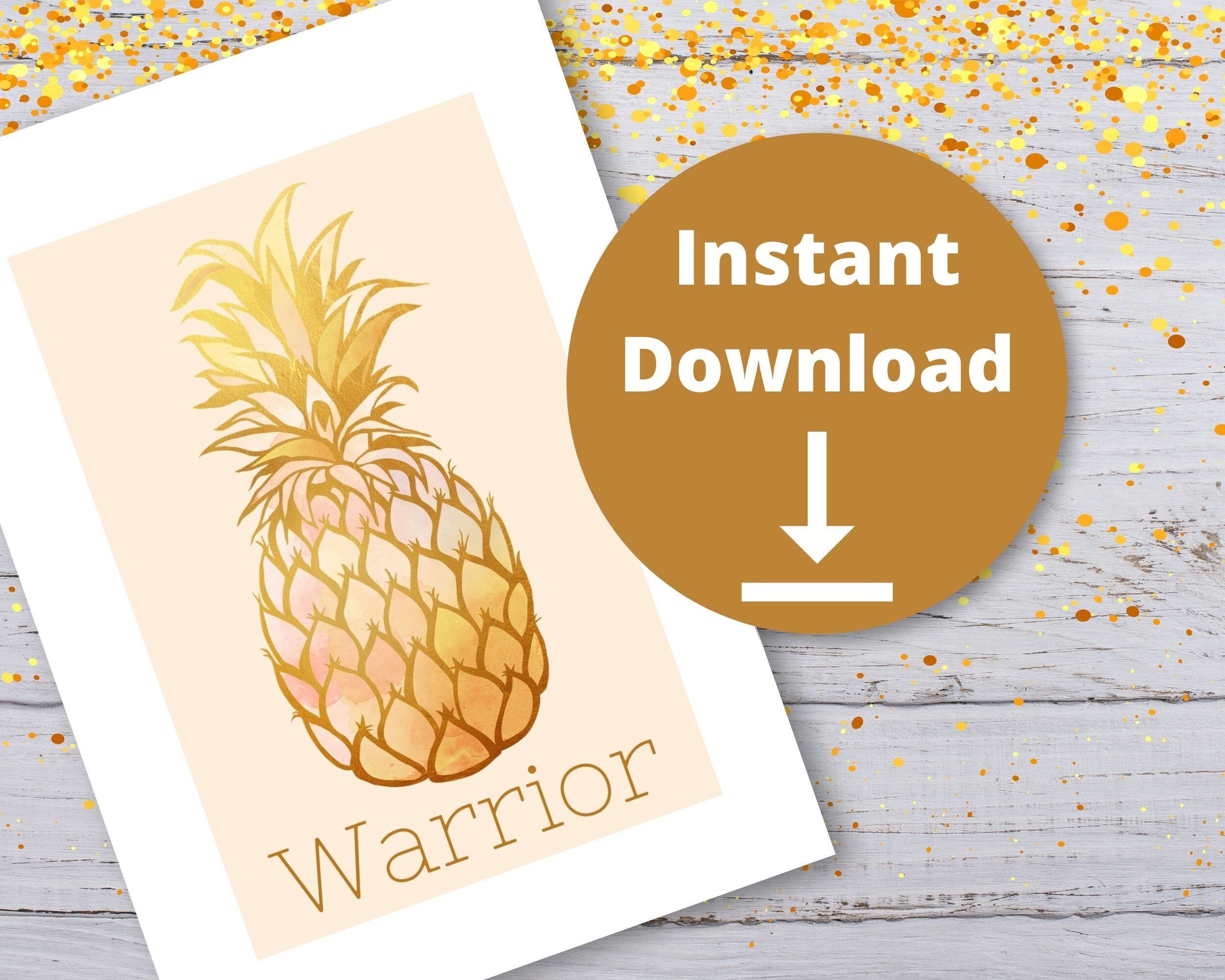 Infertility Gift | Infertility Pineapple | Infertility Warrior | Wall ...
