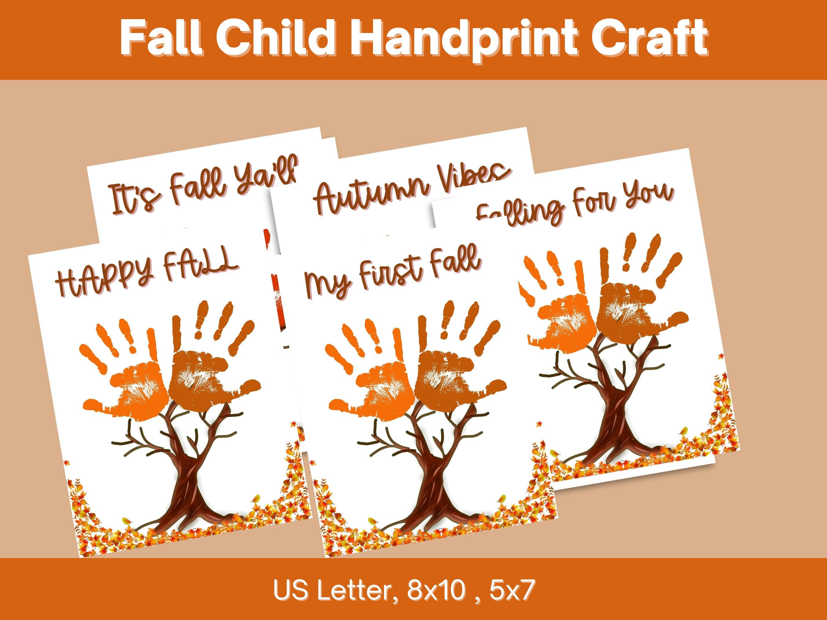Fall Handprint Craft Bundle | Fall Craft | Fall Printable | Baby's ...