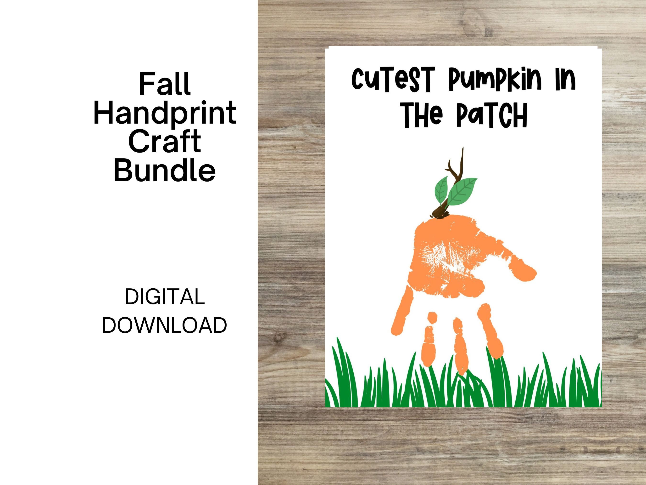 Fall and Thanksgiving Handprint Craft Bundle | Fall Craft | Digital ...