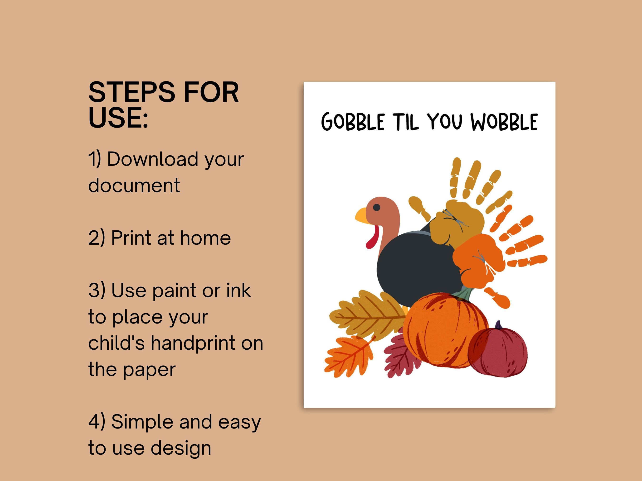 Fall and Thanksgiving Handprint Craft Bundle | Fall Craft | Digital ...