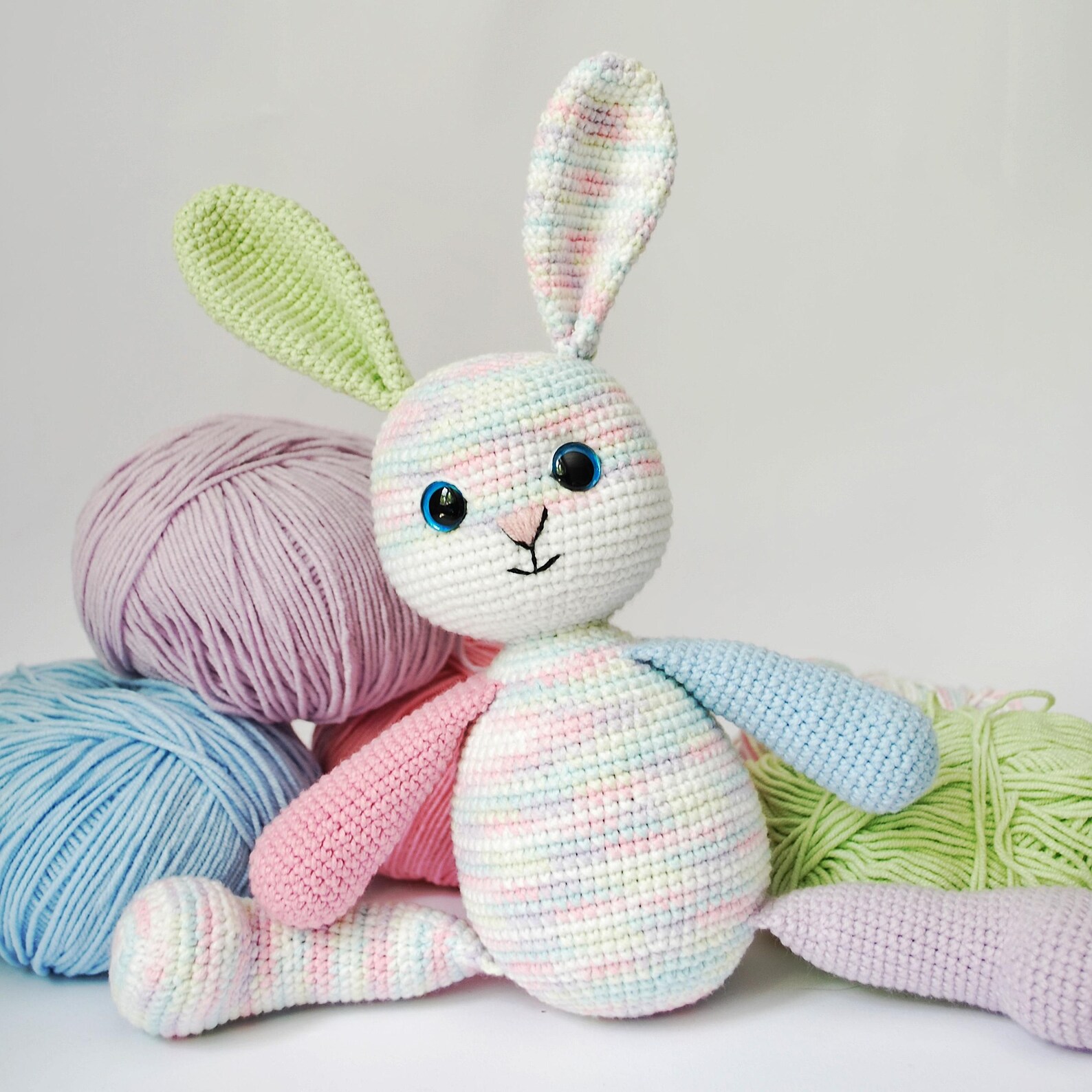 Bunny Crochet Pattern PDF | Easy Amigurumi Bunny Toy Tutorial ...