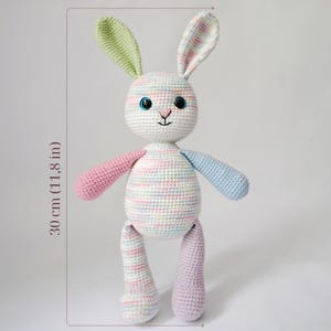 Bunny Crochet Pattern PDF | Easy Amigurumi Bunny Toy Tutorial ...