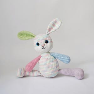 Bunny Crochet Pattern PDF | Easy Amigurumi Bunny Toy Tutorial ...