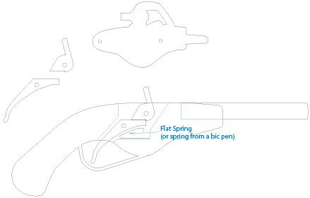 Pattern for Boot Pistol Style Rubber Band Gun - Etsy