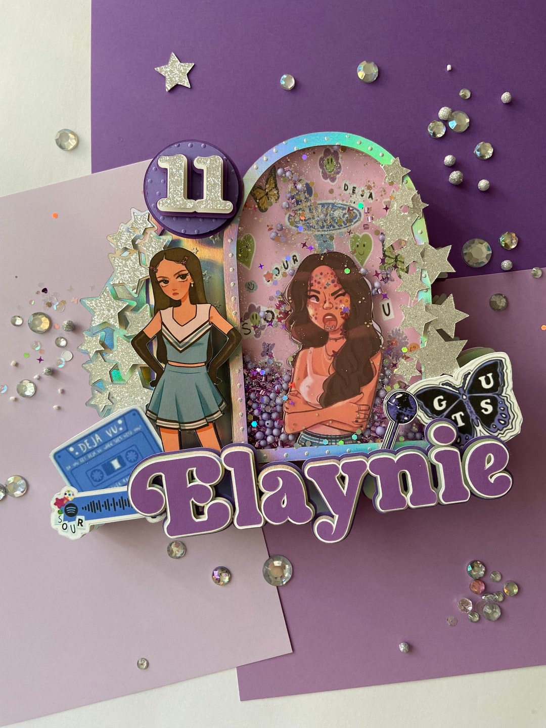 3D Caketopper With Shaker / Personalized Caketopper | Personalized ...