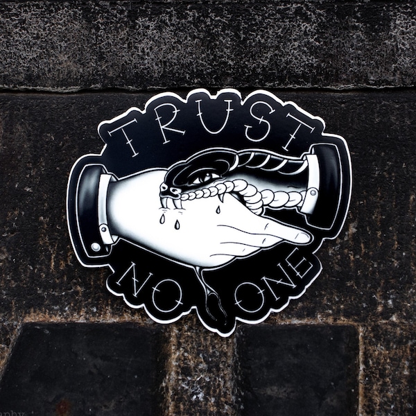Trust No One - Etsy