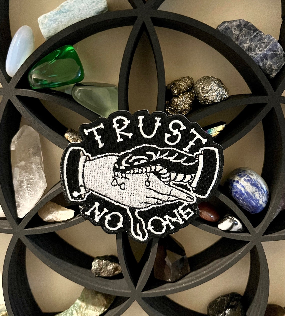 Trust No One. Snake Hand. Tattoo Patch. Handshake. Snake - Etsy