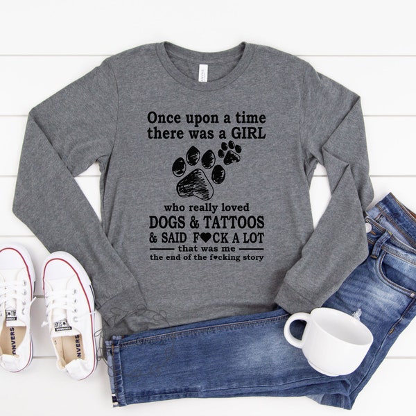 Once Upon a Time There Was a Girl Who Really Loved Dogs - Etsy