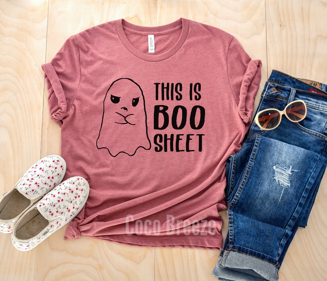 This is Boo Sheet Unisex Tshirt. Womens Halloween Shirt - Etsy