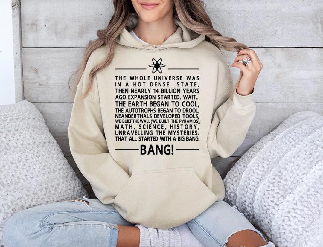 Big Bang Theme - Hoodie GD, Big Bang Cute Gifts, Bazinga Shirt, Nerdy ...