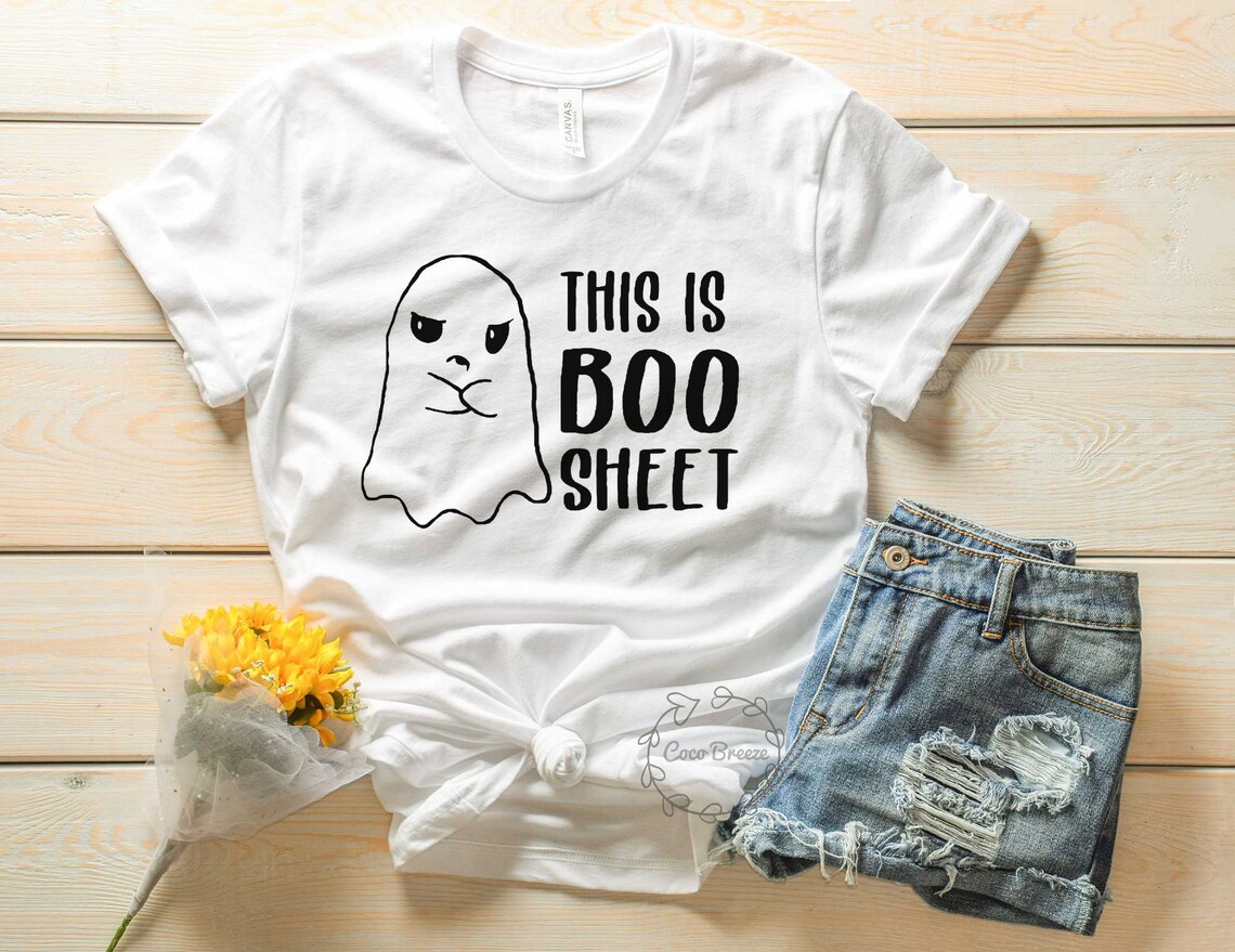 This is Boo Sheet Unisex Tshirt. Womens Halloween Shirt - Etsy