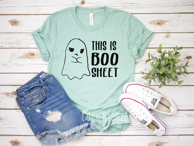 This is Boo Sheet Unisex Tshirt. Womens Halloween Shirt - Etsy