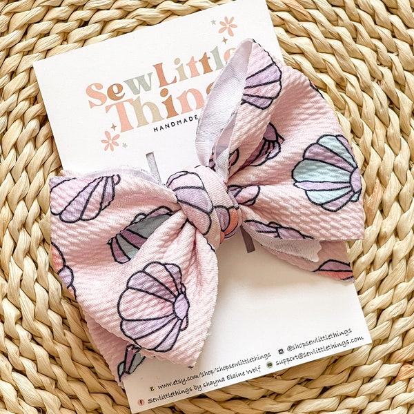 Sea Shell Bow - Etsy