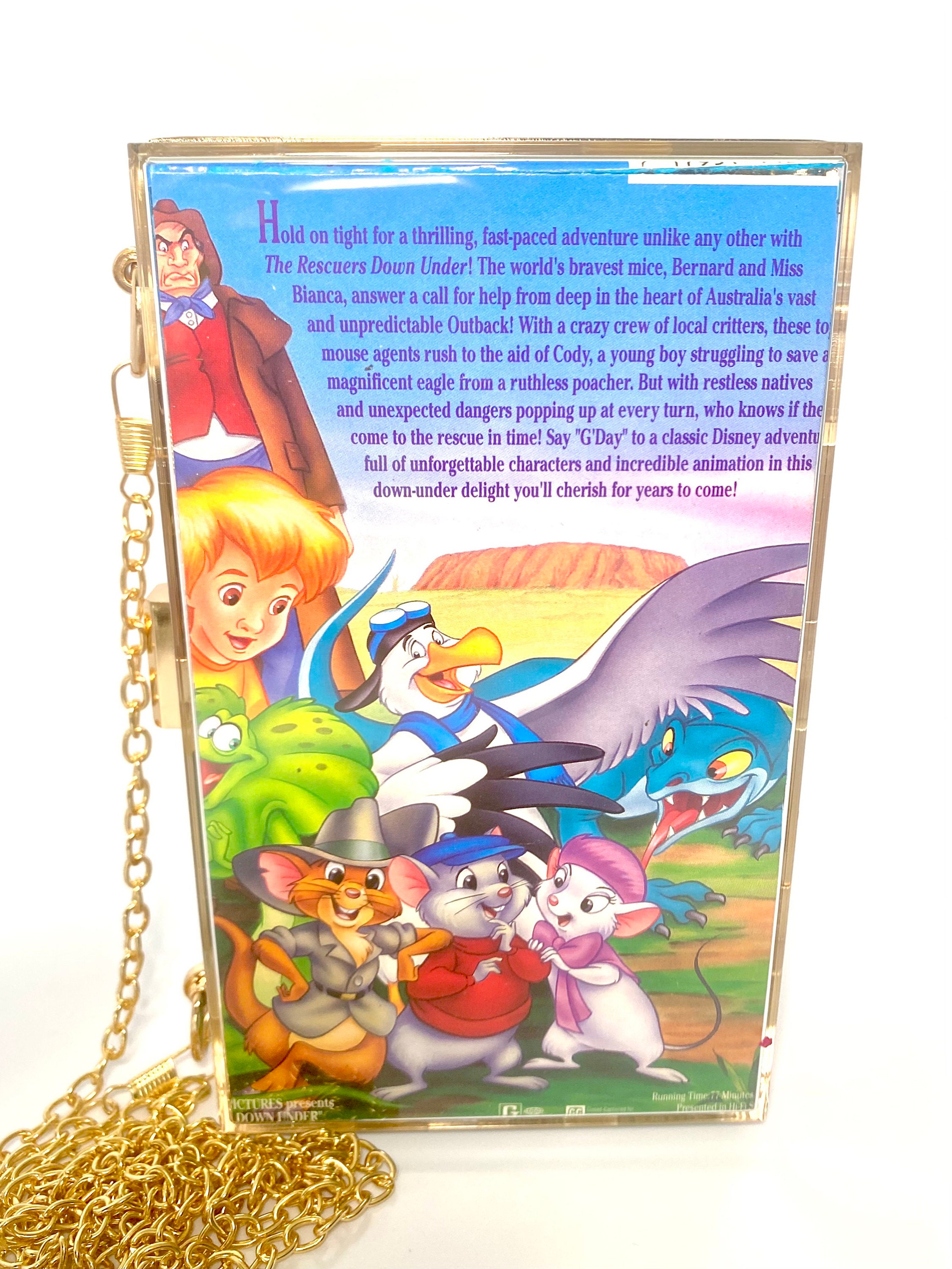 Walt Disney Presents “the Rescuers Down Under” (1990) - 90s VHS Acrylic ...