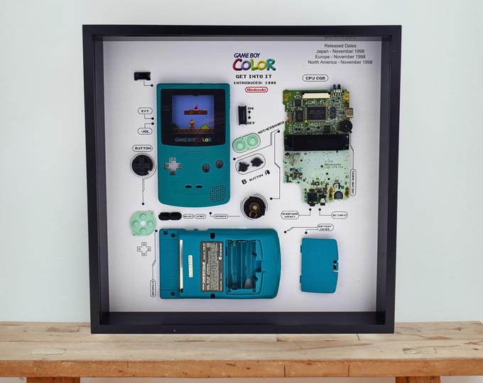 Framed Nintendo Game Boy Pocket Deconstructed Wall Art - Etsy Canada