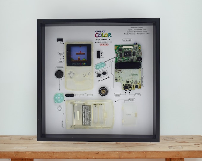Framed Nintendo Game Boy Pocket Deconstructed Wall Art - Etsy Canada