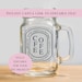 EDITABLE Coffee Candle Glass Label | CUSTOM Beer Glass Label Template ...