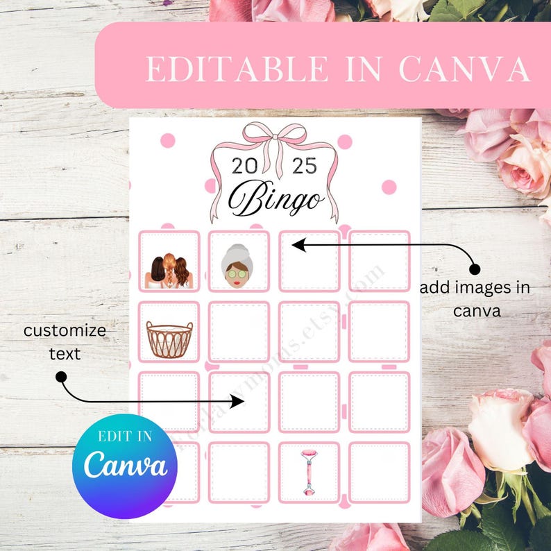 2025 BINGO Card Bundle (8) | Printable 2025 Bingo Card | Instant ...