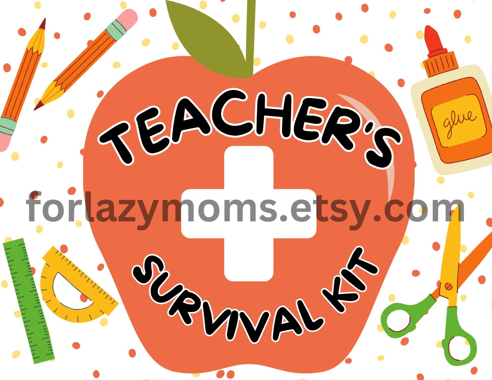 Teacher Survival Kit Printable INSTANT DOWNLOAD Teacher Appreciation ...