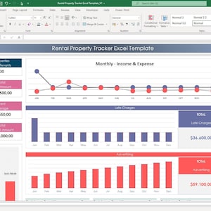 Rental Property Tracker Excel Template – Landlord Income & Expense ...